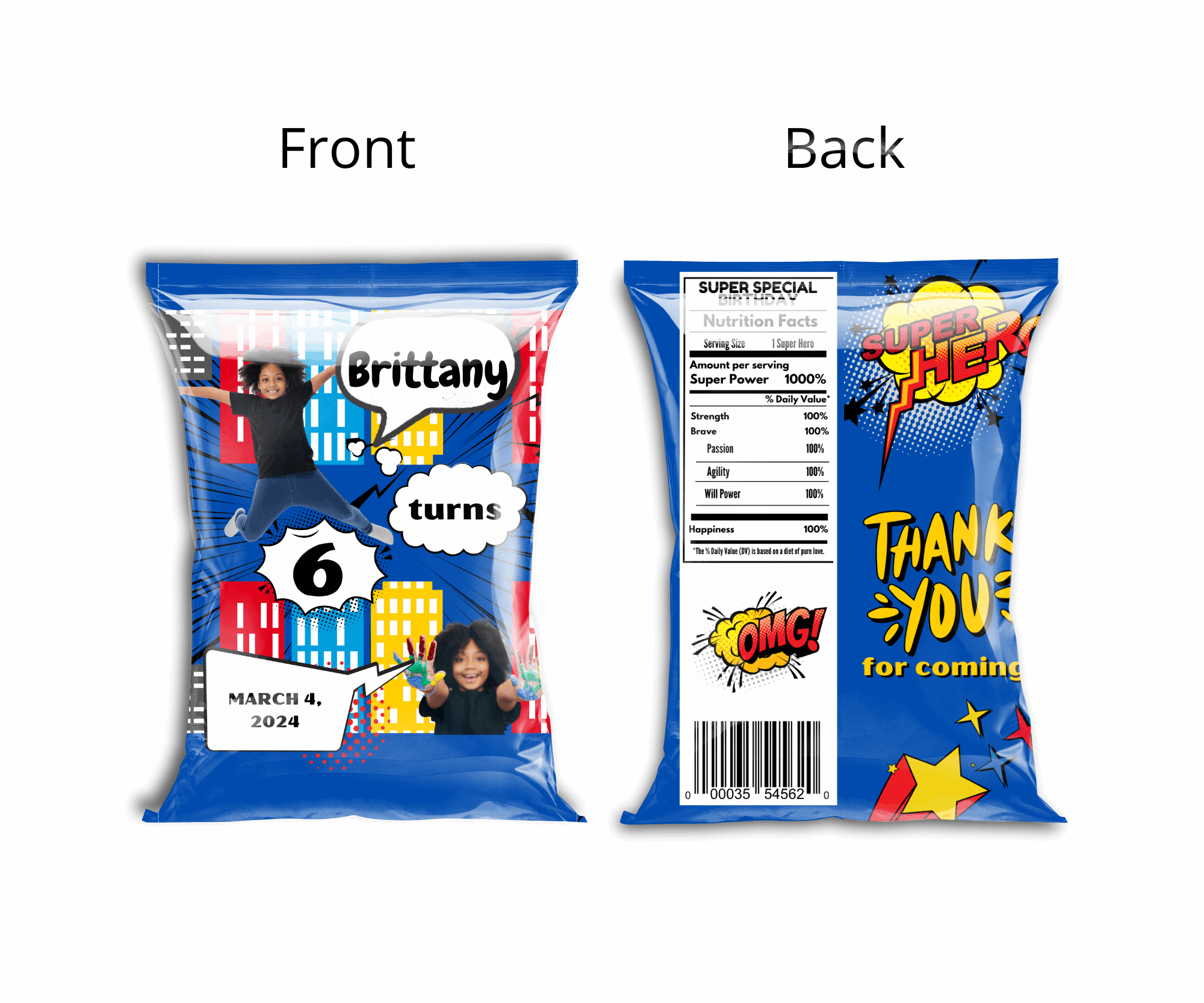 Personalized Chip Bags: Unique Party Favors for Memorable Celebrations ...